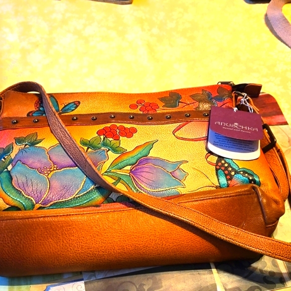 Anuschka | Bags | Authentic Nwt Anuscha Signed Bag | Poshmark